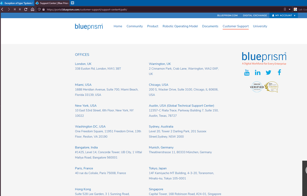 Answered: Exception of type 'System.OutOfMemoryException' wa... - SS&C Blue Prism Community