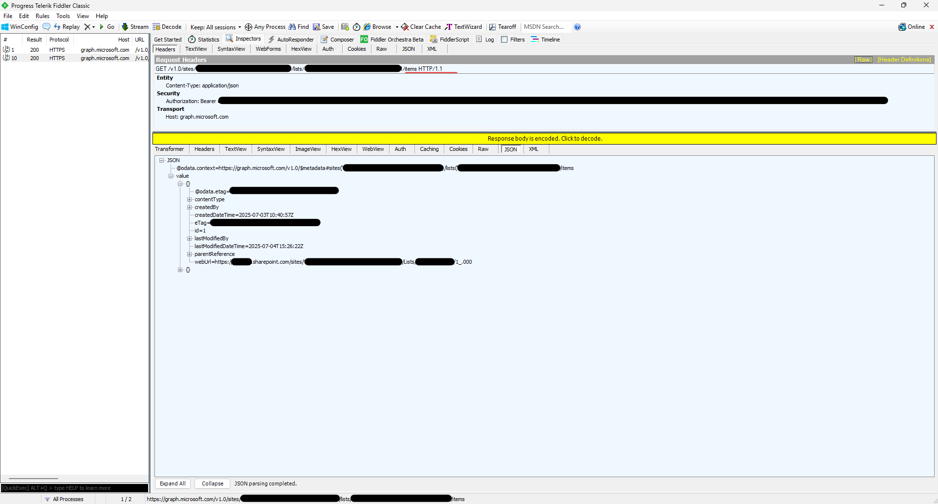 Microsoft Graph – SharePoint VBO: Query String Mis... - SS&C Blue Prism ...